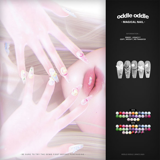 Second Life Marketplace - oddle oddle. magical nail